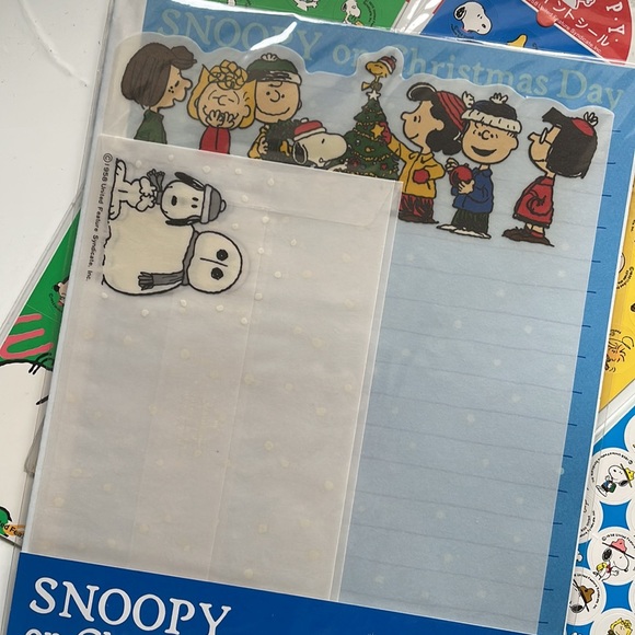 Vintage | Office | Vintage Snoopy Charlie Brown Stationary Set Lot ...